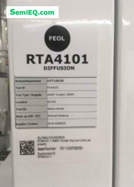 AMAT Vantage Vulcan RTP - 中国半导体二手设备交易平台-半导体设备买卖的好帮手