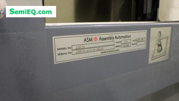 ASM AD830 DIE BONDER - 半导体二手设备交易平台