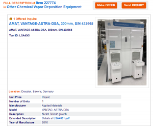 AMAT Vantage Vulcan RTP - 中国半导体二手设备交易平台-半导体设备买卖的好帮手