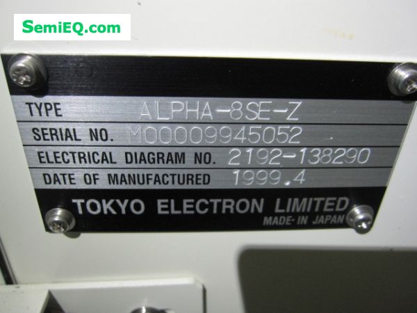 TEL Alpha-8SE-Z Nitride - 中国半导体二手设备交易平台-半导体设备买卖的好帮手